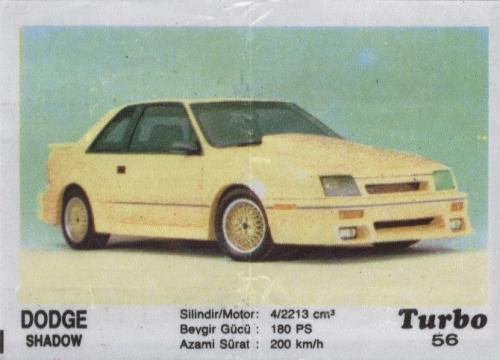 Турбо #56. Dodge Shadow. (Direct Connection) – Société Turbo