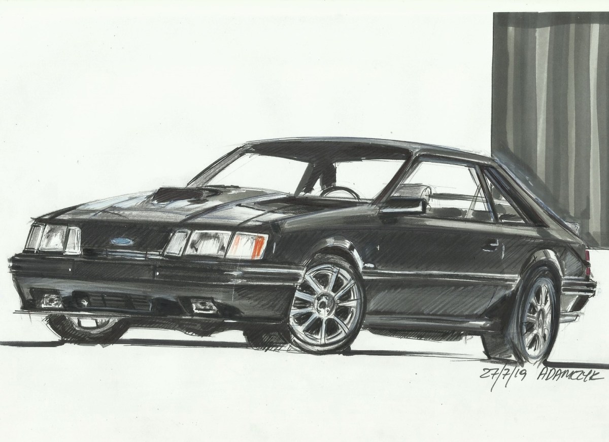 Sketch #58. Ford Mustang – Société Turbo